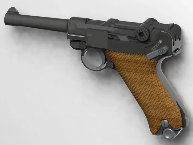 PO8 Luger by Alex Chen | Download free STL model | Printables.com