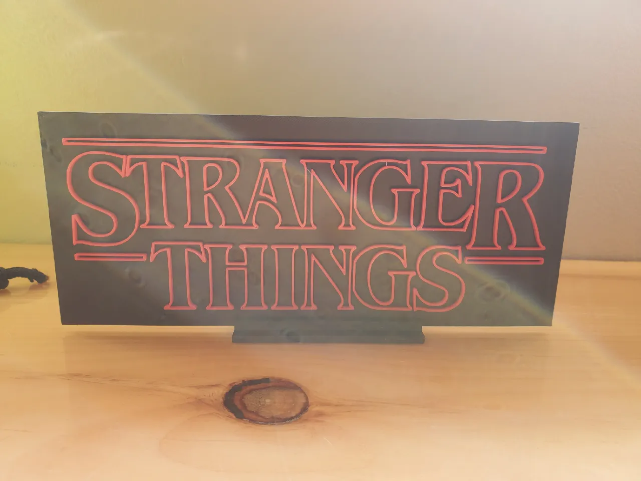Stranger Things Logo by Devoon3D | Download free STL model | Printables.com