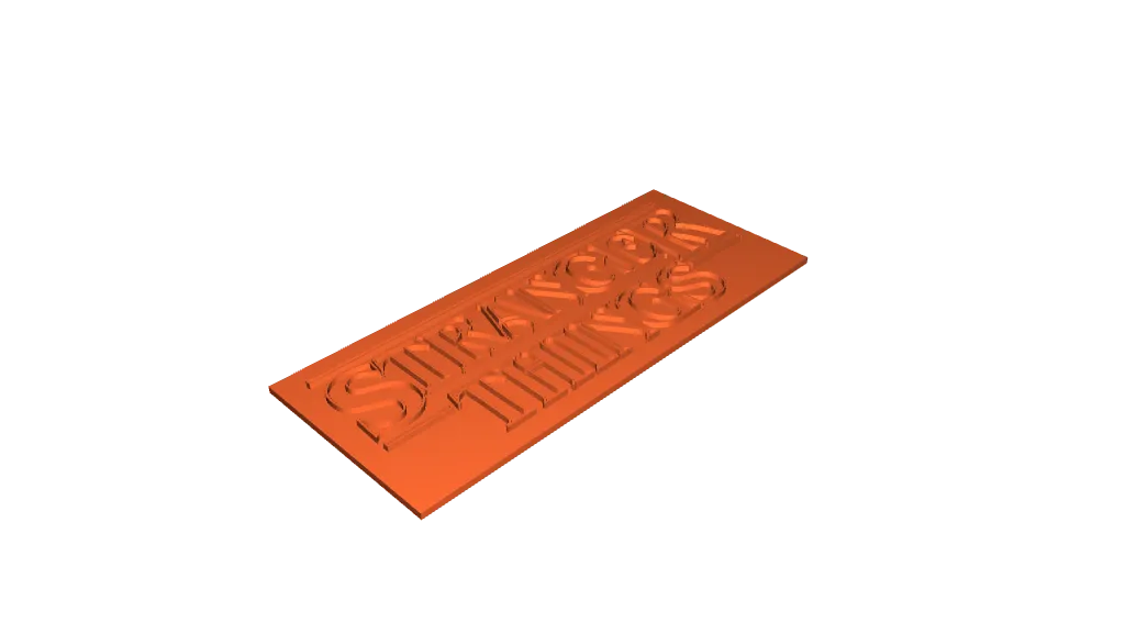 Stranger Things Logo by Devoon3D | Download free STL model | Printables.com