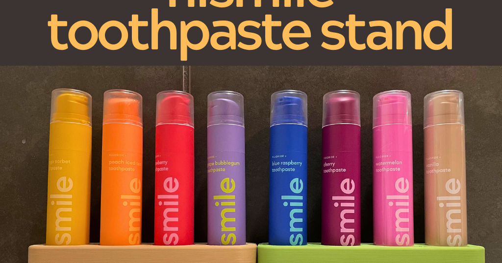 Hismile Toothpaste Stand by Mish | Download free STL model | Printables.com