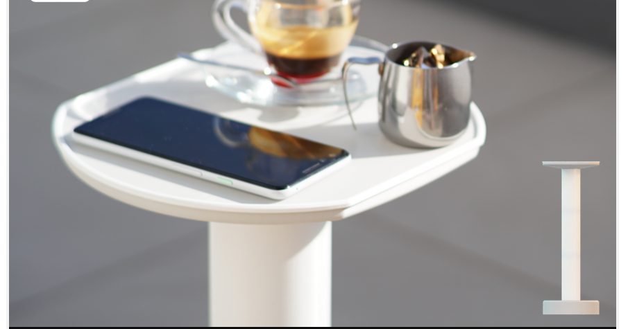 Small Table - Design Furniture Coffee Table, 100% 3D-Printed. Modular ...