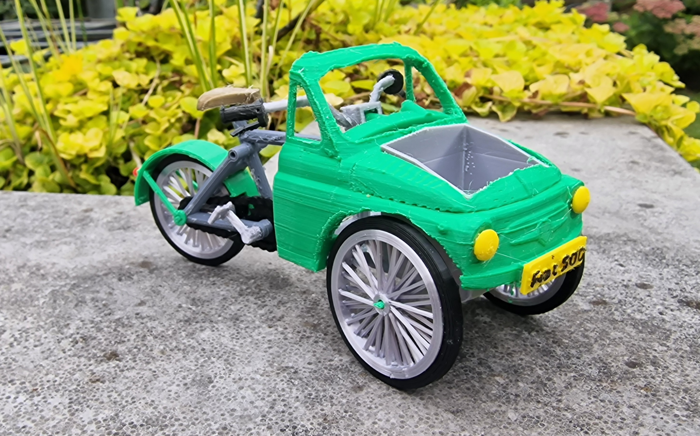 Tricycle Fiat 500 (model2 of 5) Designer Ed van der Heijden. by Ed van ...