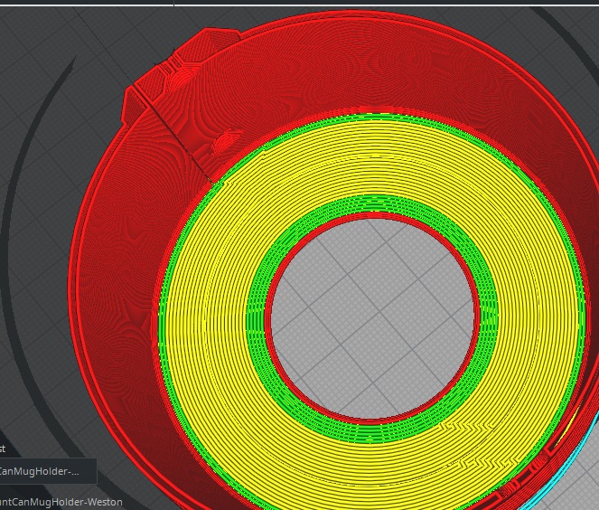 Wall Mount Cup/Drink Holder(OpenScad parametric) by Ak-Adventurer ...