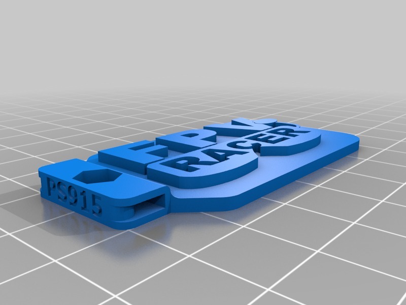Keychain - "FPV Racer Germany" Logo meets useless ZMR250 landig gear by ...