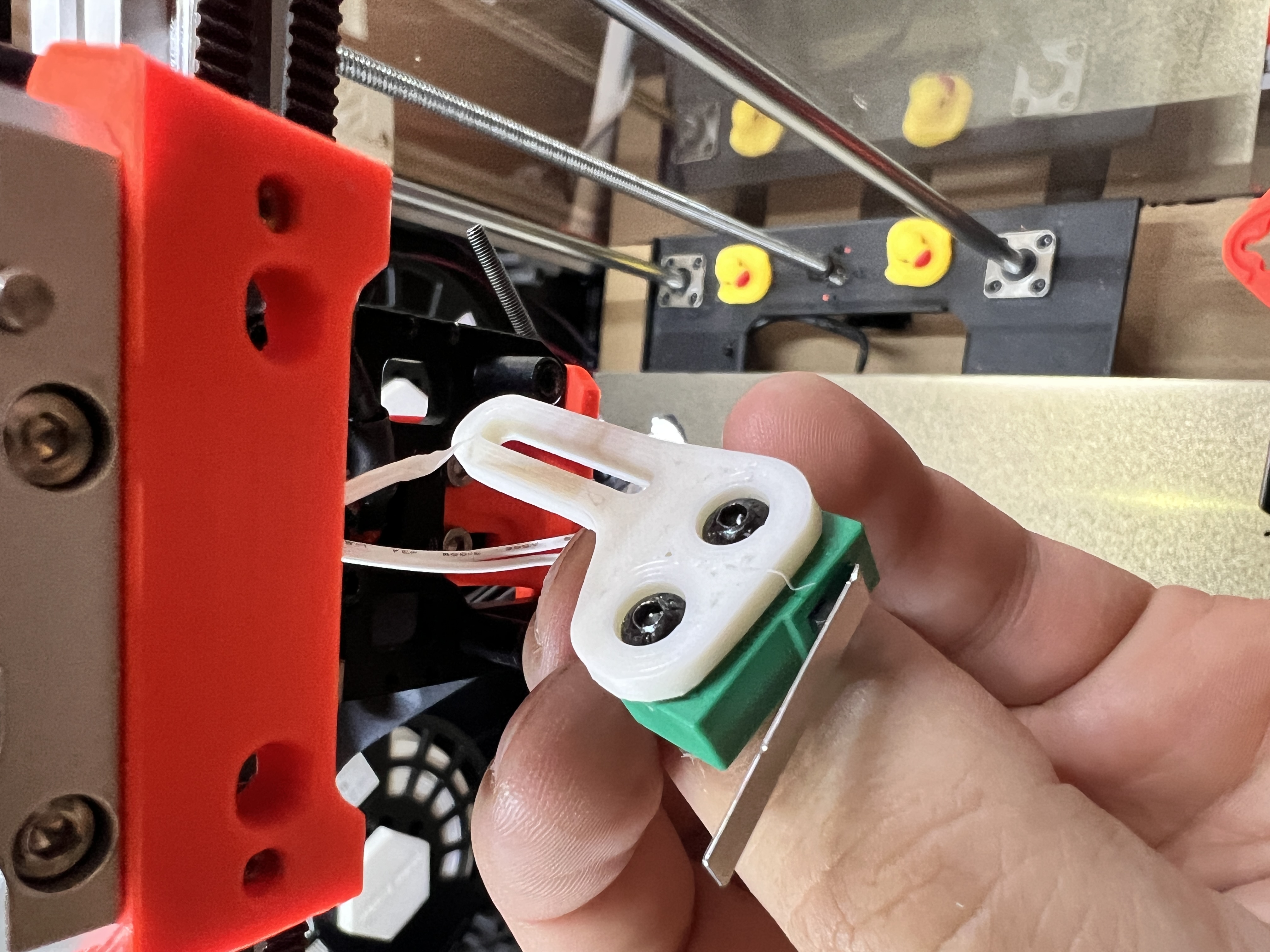 Adjustable clicky X-endstop switch adapter for Cartographer CNC ...