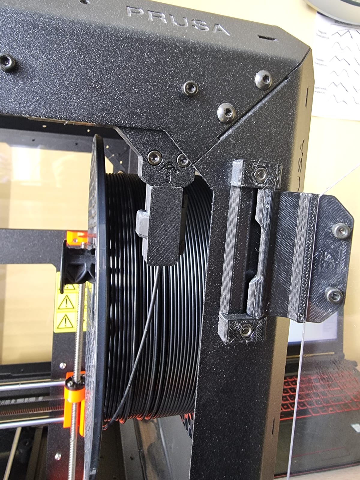 Original Prusa enclosure filament guide with filament cleaning section ...