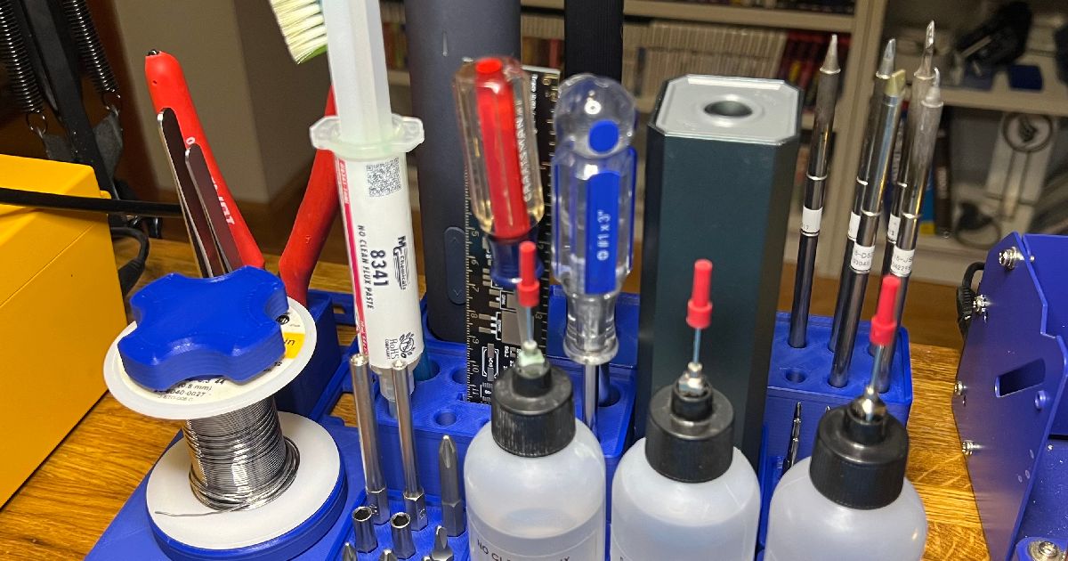 Gridfinity Soldering Station Storage and Tool Kit by Kytor | Download free STL model ...