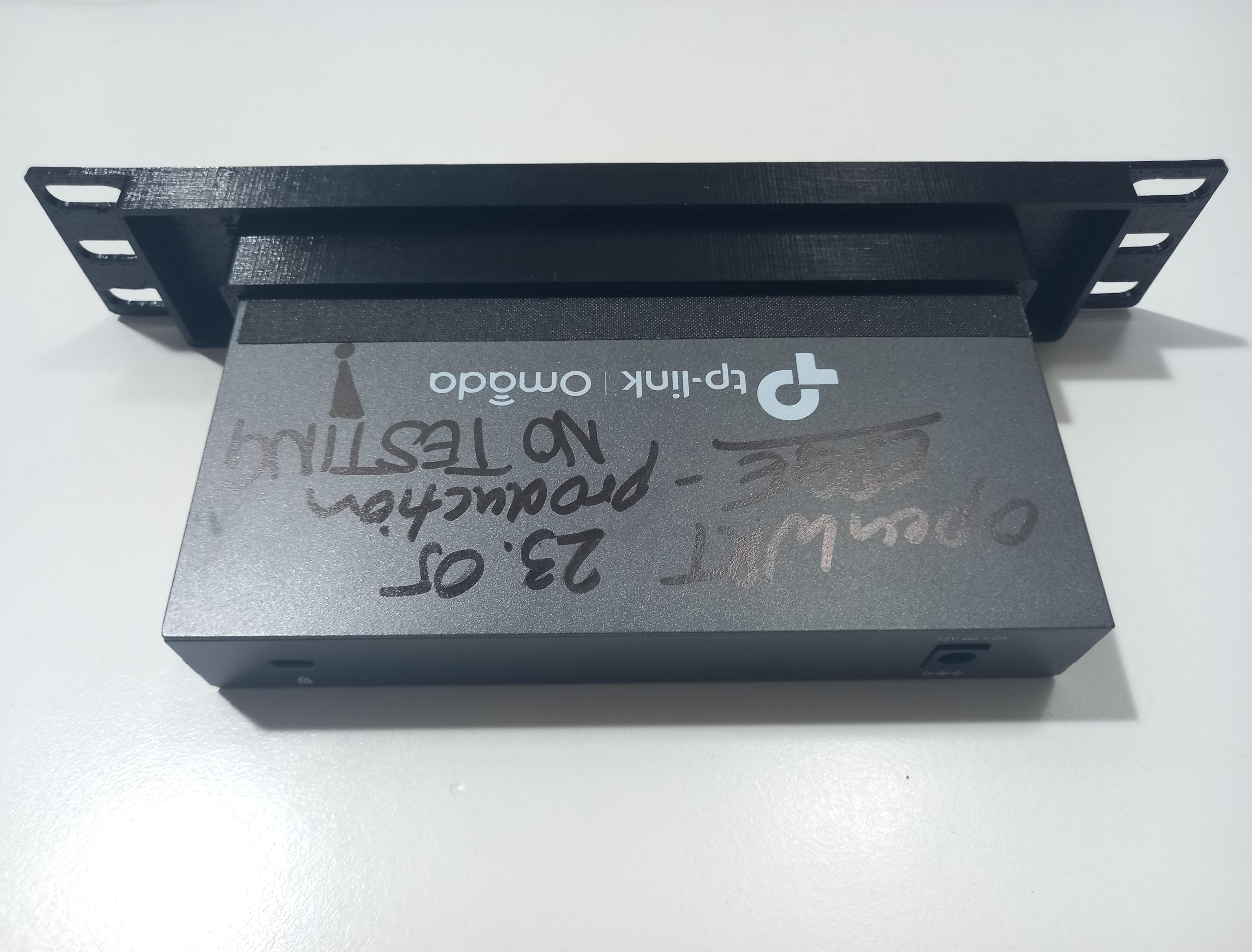 Sturdy 10 inch rack mount for the TL-ER605 consumer VPN router by ...