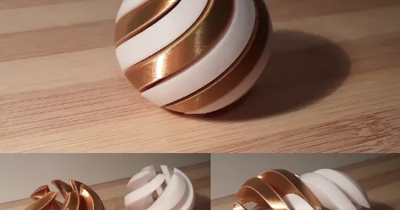 Vortex thread illusion spherical by MagnetoBear | Download free STL ...