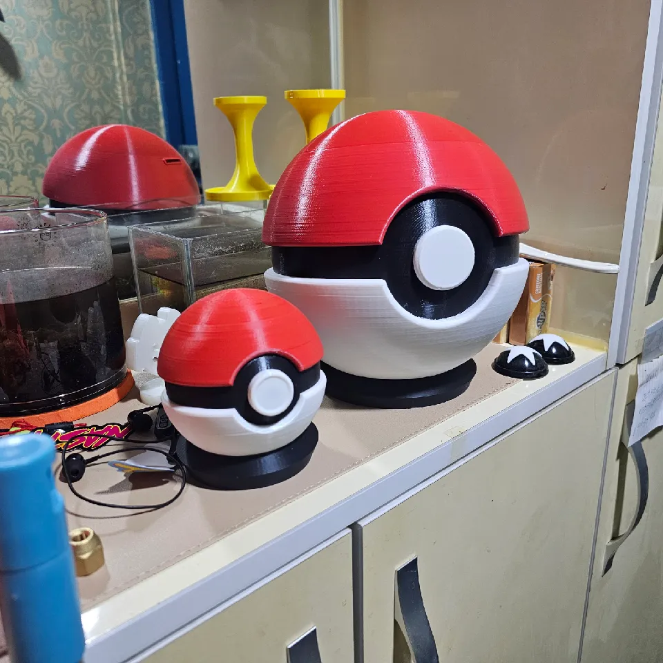 POKEBALL COIN BANK 200㎣ by Taesung Song | Download free STL model ...