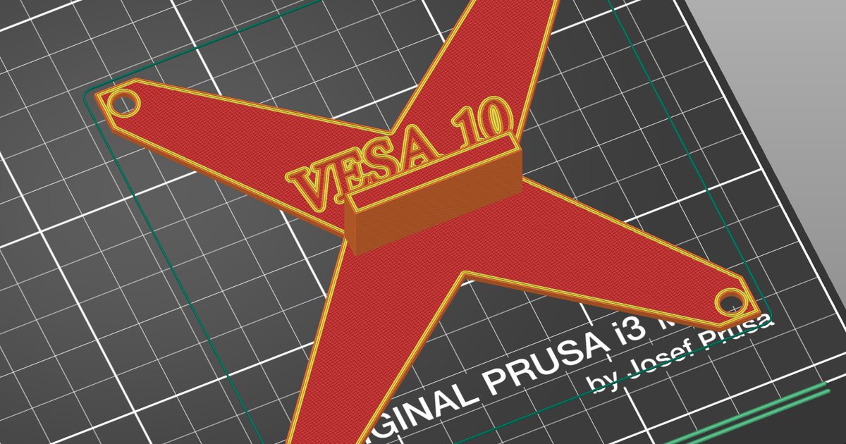 VESA 10 drill guide with leveling shelf by Grzegorz Z. | Download free ...