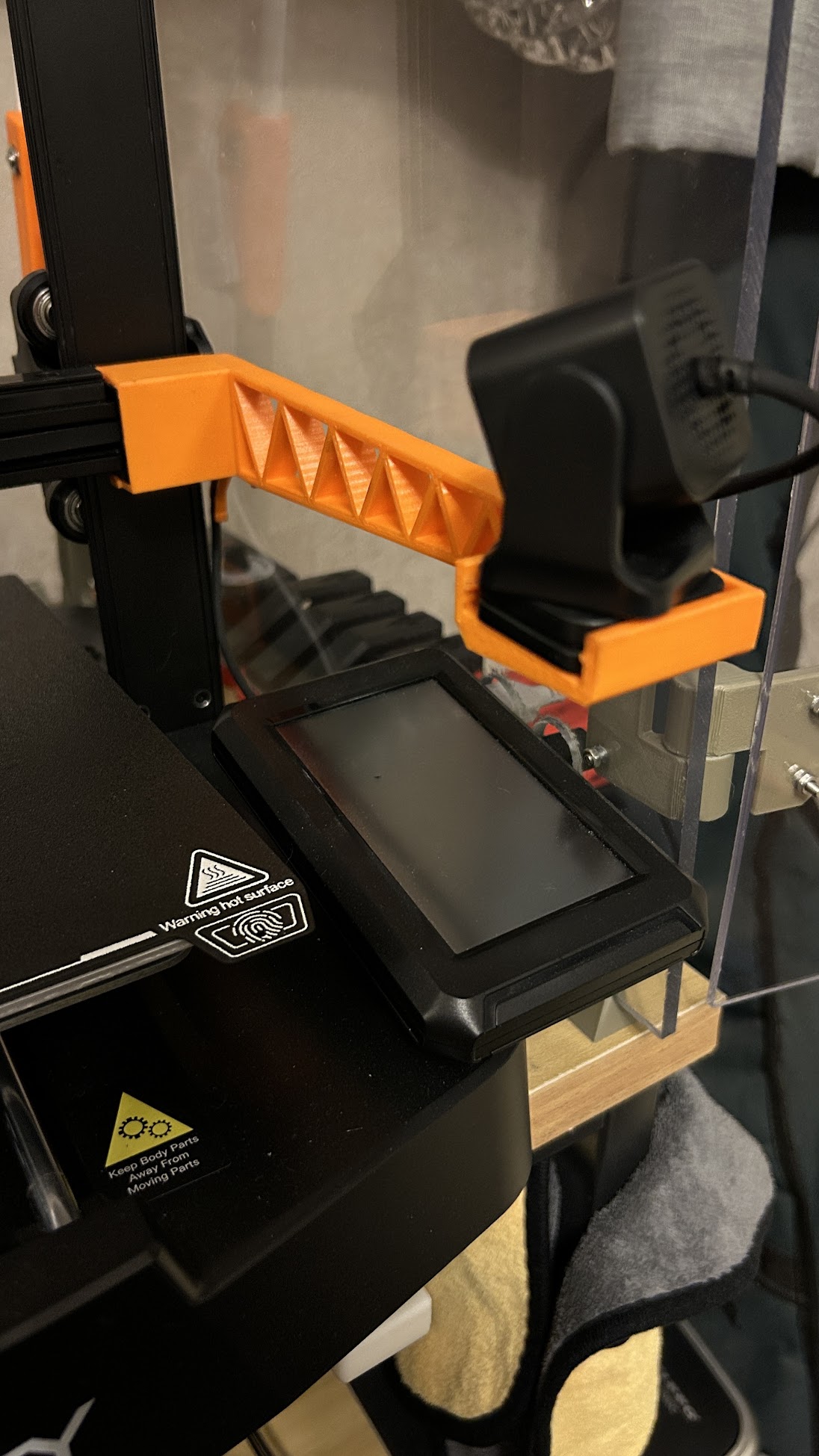 Creality Nebula Camera mount for Ender 3 V3 KE/SE (Long arm) by Isaiah ...