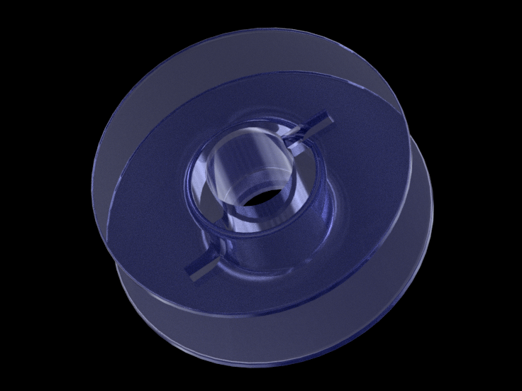 Bobbin 9033P (Pfaff) for Resin/SLA printing by wobke11 | Download free ...