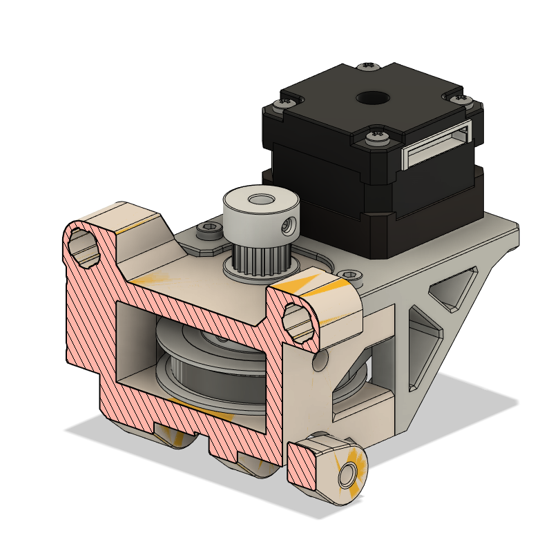ERCF V2 Selector Power Drive 60T pulley Mod by ntchris | Download free ...