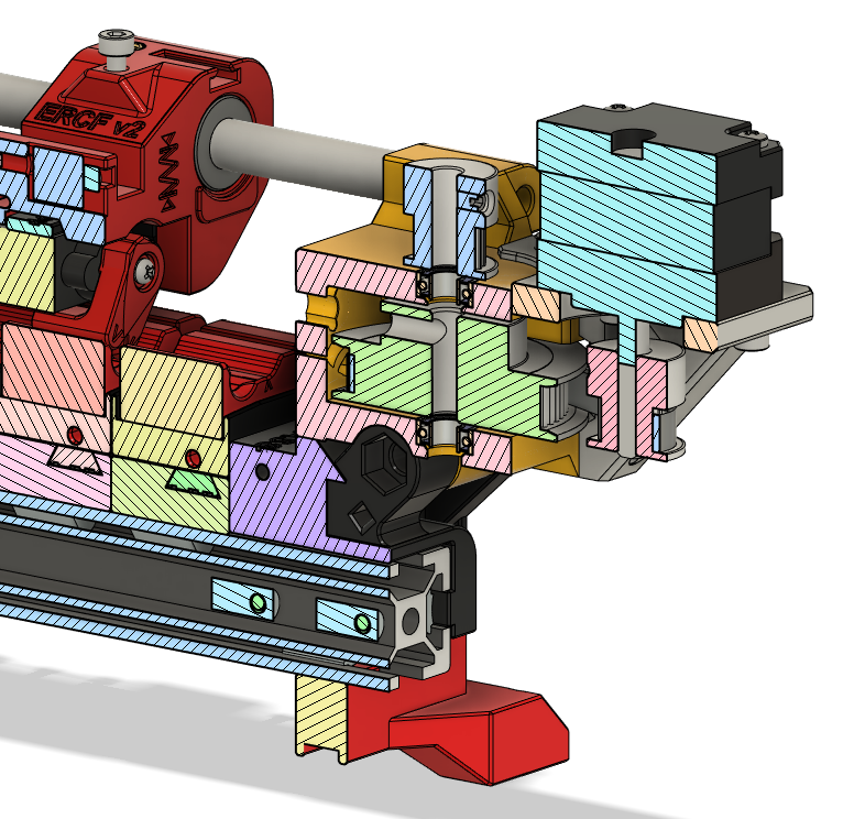 ERCF V2 Selector Power Drive 60T pulley Mod by ntchris | Download free ...