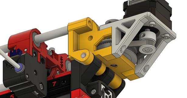 ERCF V2 Selector Power Drive 60T pulley Mod by ntchris | Download free ...