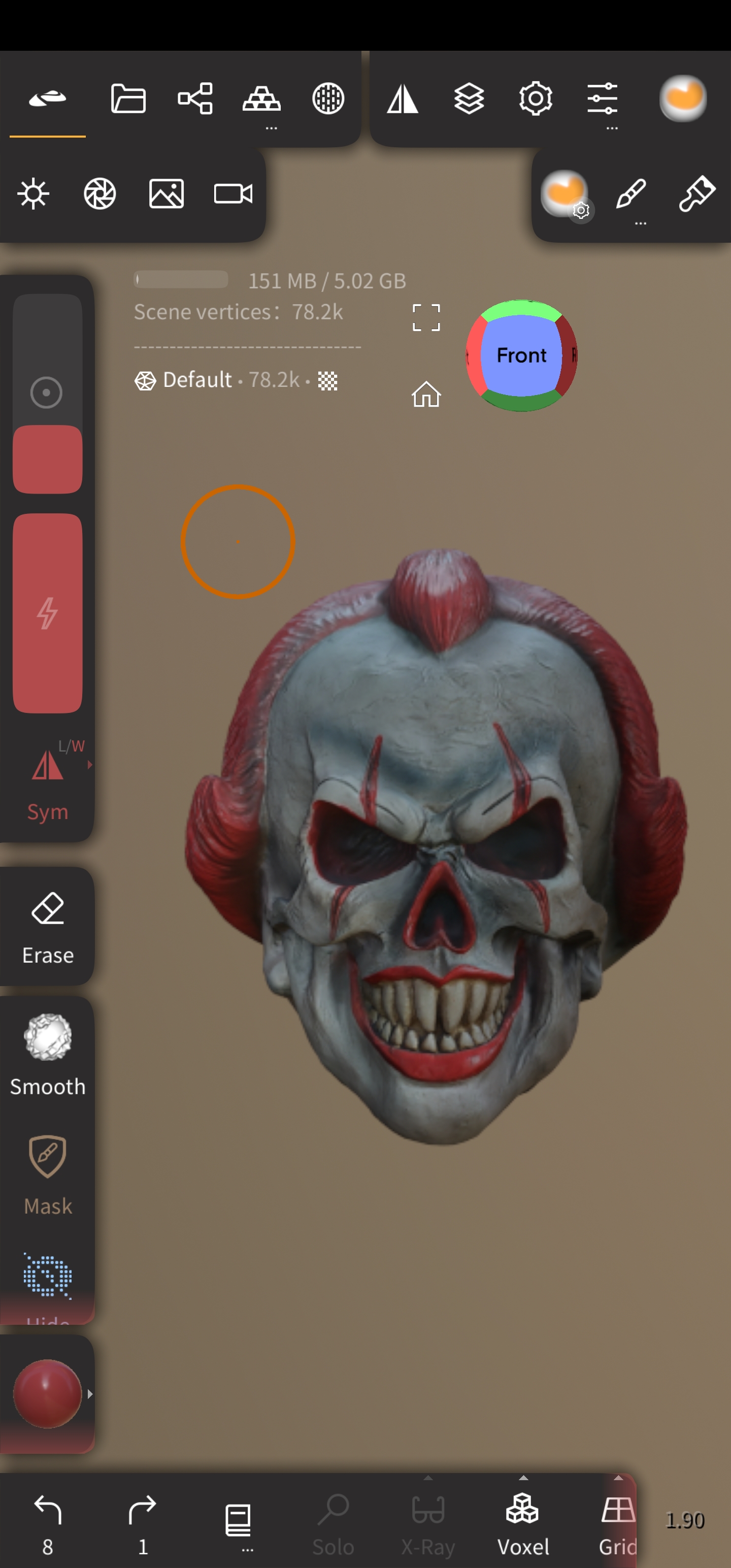 Pennywise skull by MarsdenZ3D | Download free STL model | Printables.com