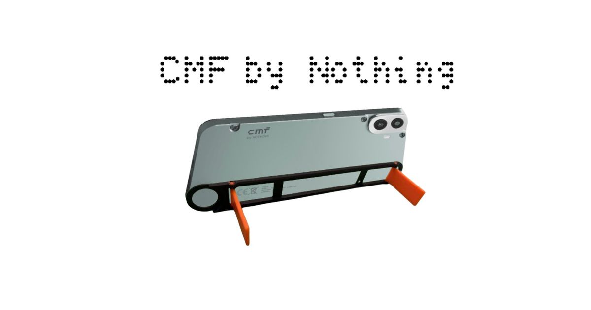 CMF Nothing Phone 1 Horizontal Stand von n8zrebiec | Kostenloses STL ...