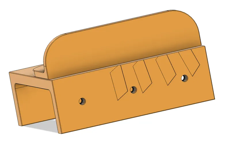 BALSA WOOD CUTTER with box cutter blades by PEEVES | Download free STL ...