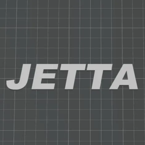 Jetta logo by ILYAANS | Download free STL model | Printables.com