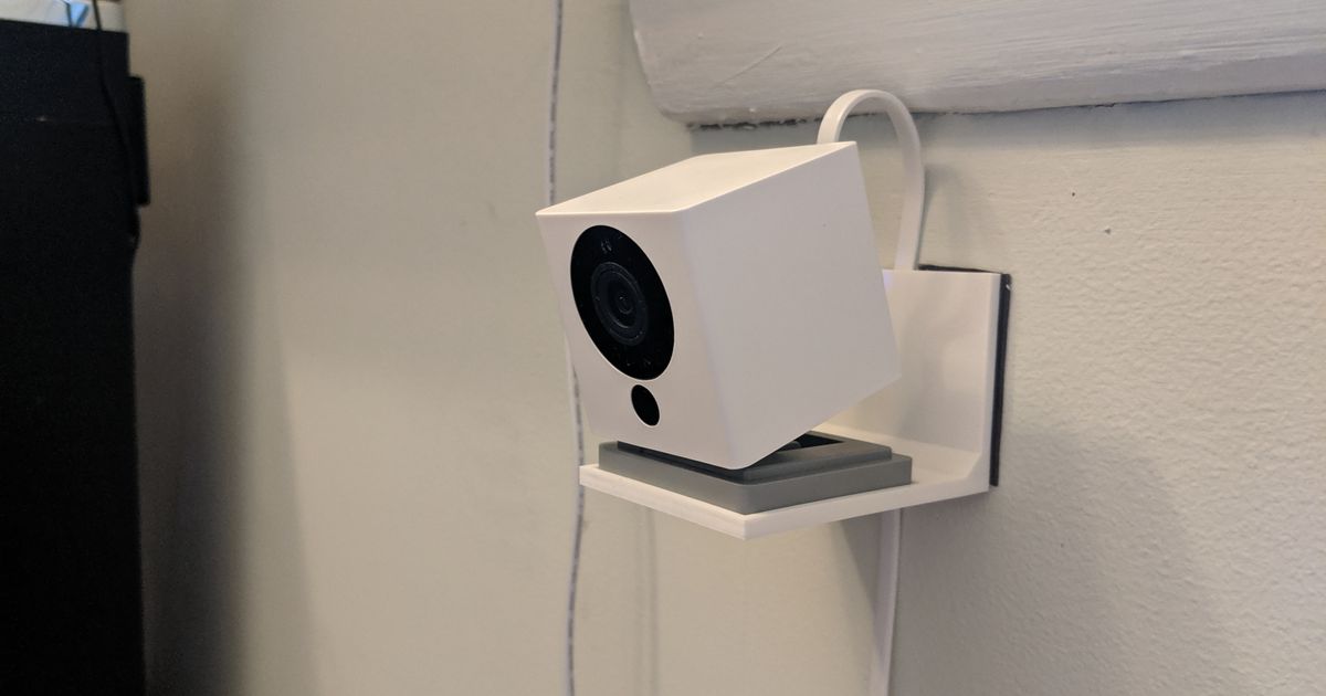 Wyzecam 2 wall mount by C | Download free STL model | Printables.com