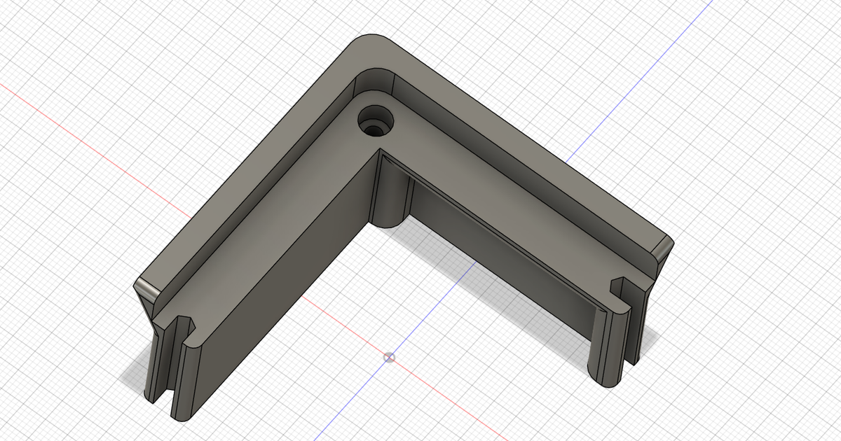 creality k1 riser right corner with dent 25mm M3 by Blank | Download ...