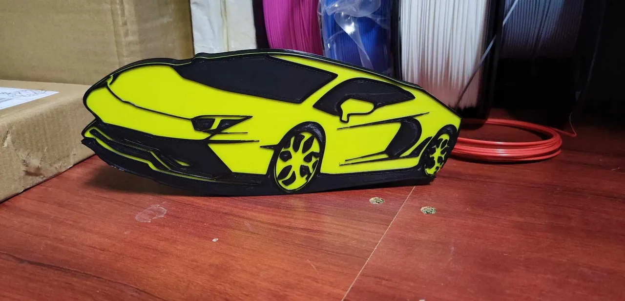 Lamborghini lamp by Erik Köteleš | Download free STL model | Printables.com