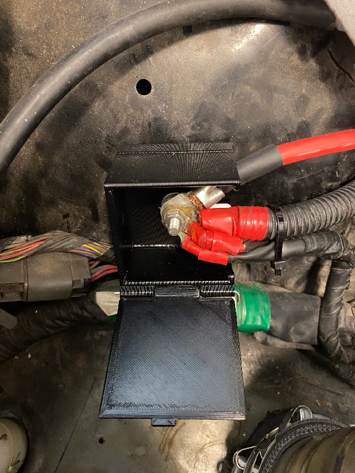 Nissan 200sx positive battery cable box by Gagi | Download free STL ...
