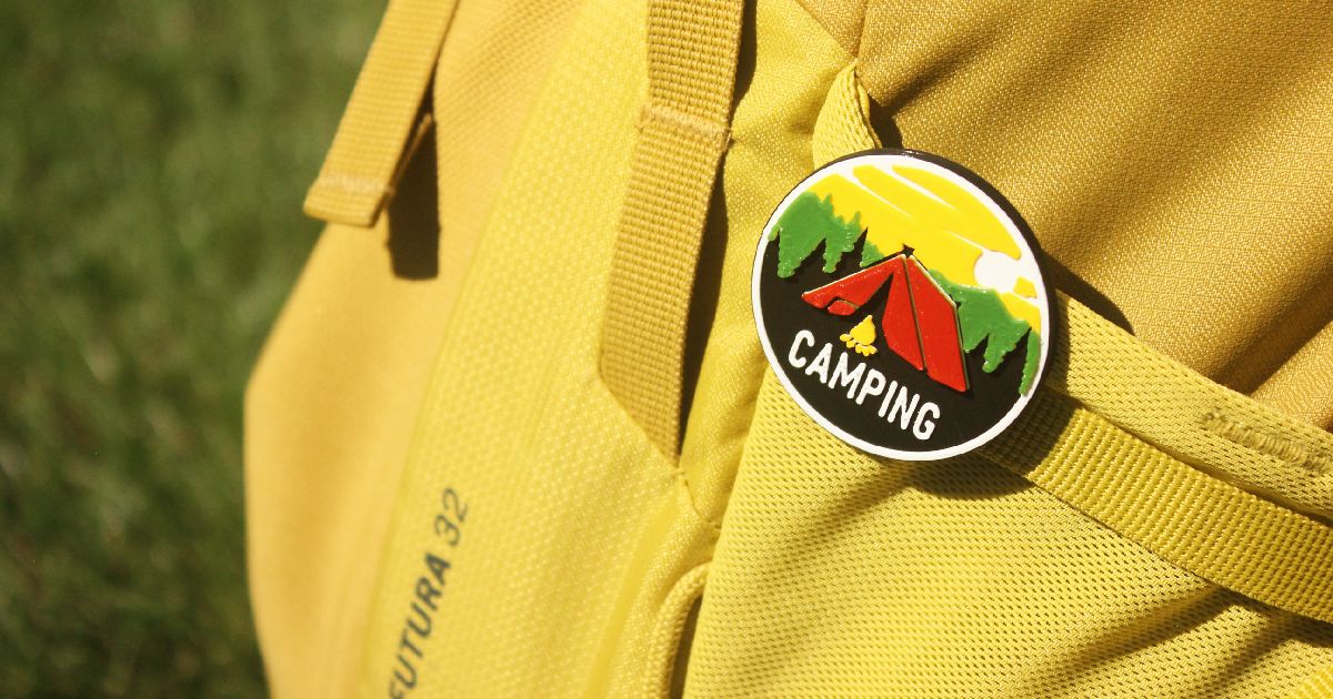 Camping Badge by Jan Štech | Download free STL model | Printables.com