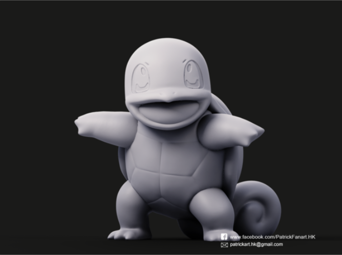 Squirtle by Weberowsky | Download free STL model | Printables.com