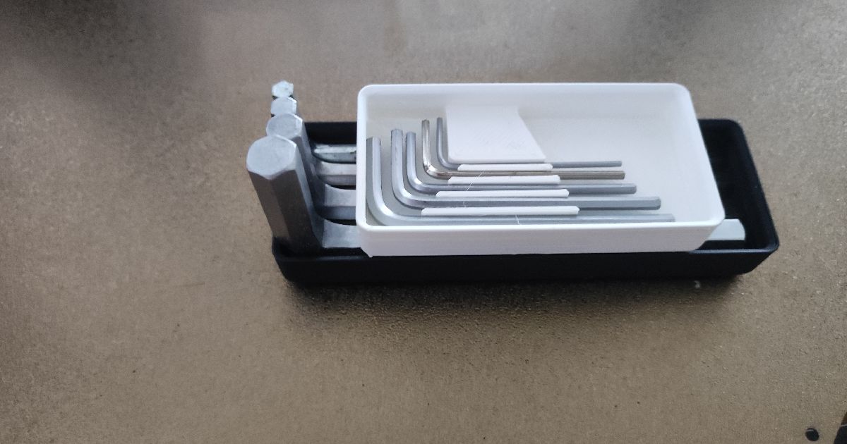 Gridfinity Allen Keys bin less space by Di-Jo Heemskerk | Download free ...