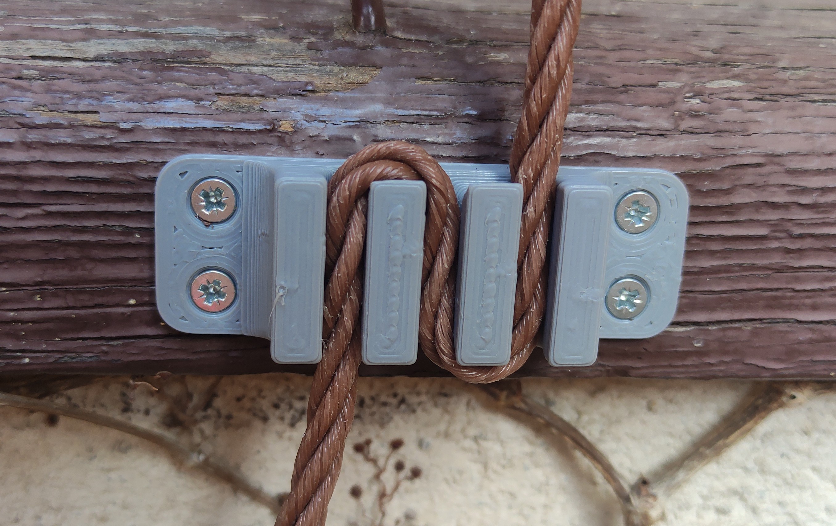 Fixed rope tightener (cleat) by printtron_maker - MakerWorld