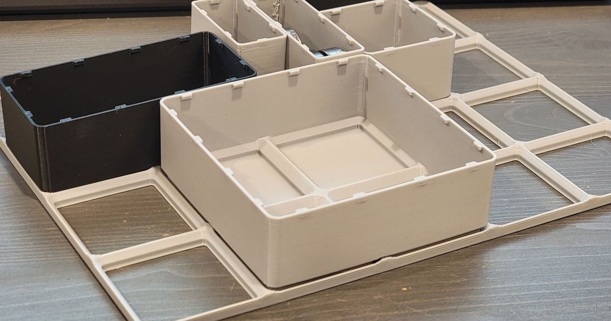 Gridfinity Sorting Bin Stackable With 50% MicroGridfinity Sorting ...