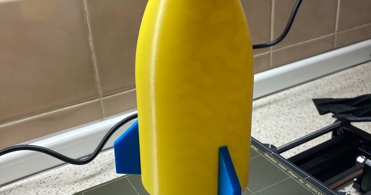 Xmass Tree Rocket by Jakub Růžička | Download free STL model ...