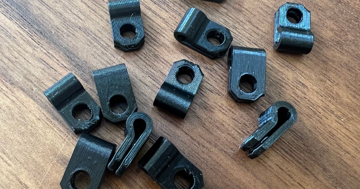 3mm cable strap / wire strap by cookiecrook | Download free STL model ...