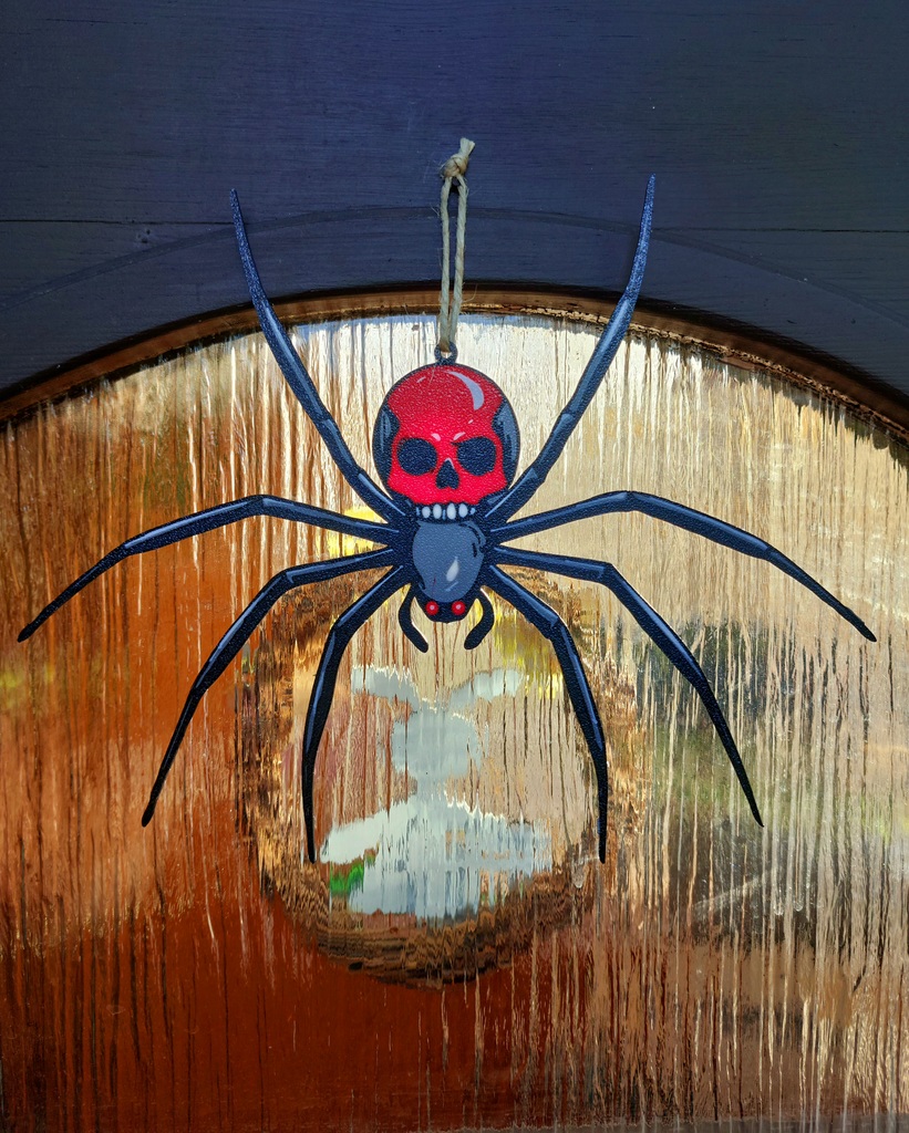 Halloween scary black widow spider window decoration by kutnohormac ...