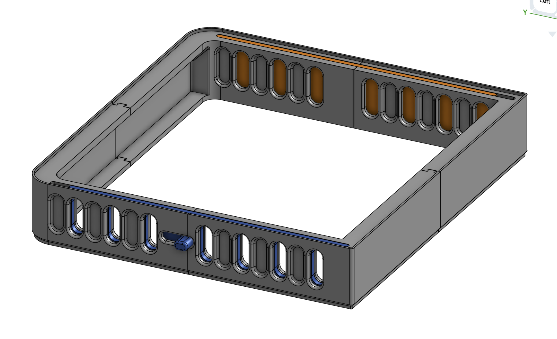 Bambu Lab P1S Sliding Vented Lid Riser by bubo_bubo | Download free STL ...