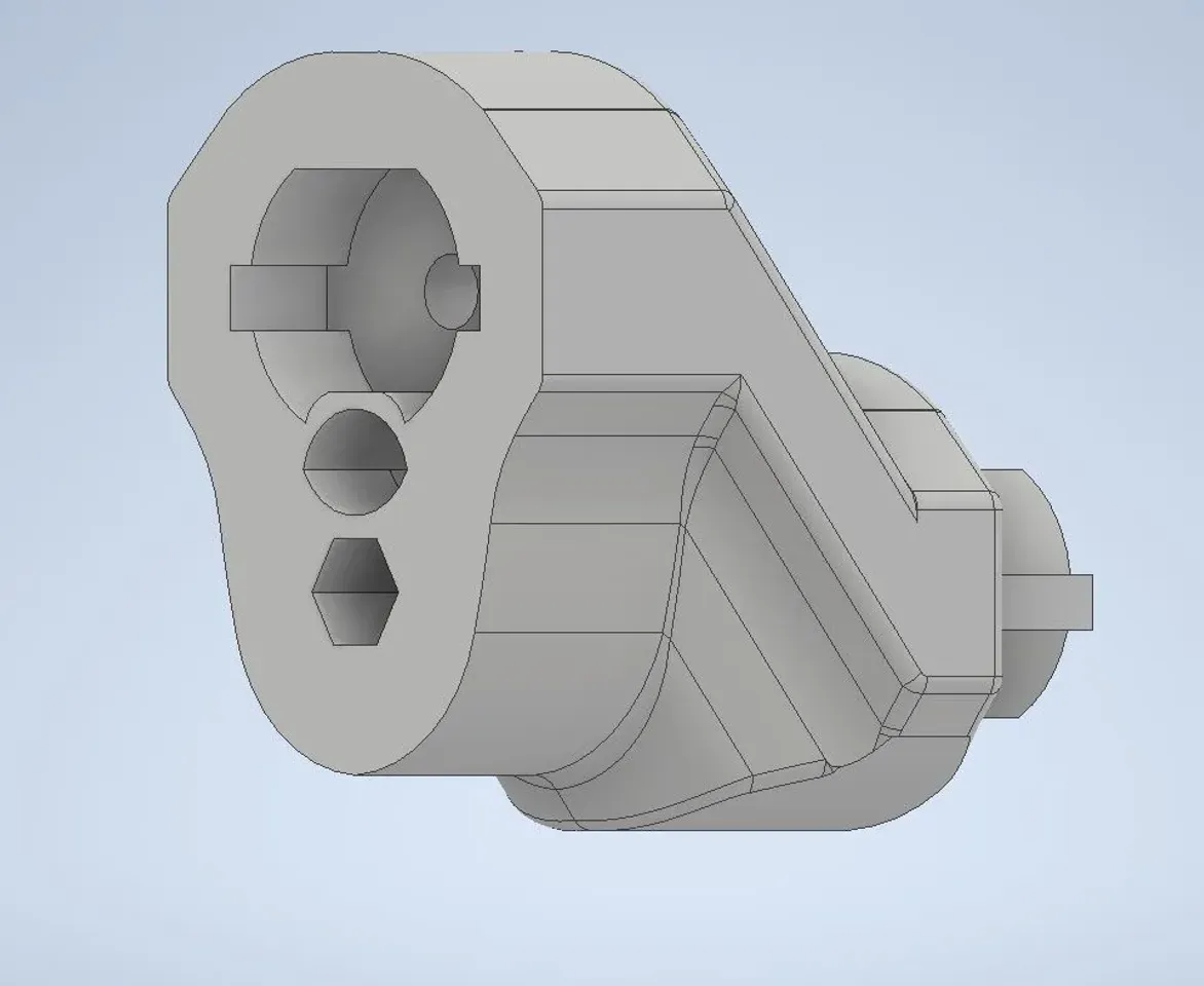 ARP9 dropstock with cable passthrough by CA3D | Download free STL model ...