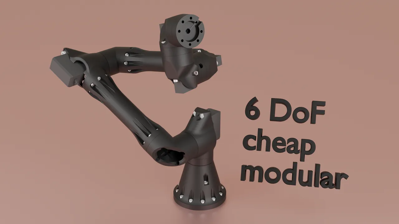 6DoF robot arm | modular | cheap | educational by sydaio | Download ...