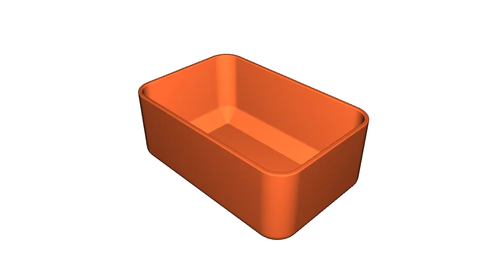 Rectangular Modern Orchid Pot by Deltaprints | Download free STL model ...