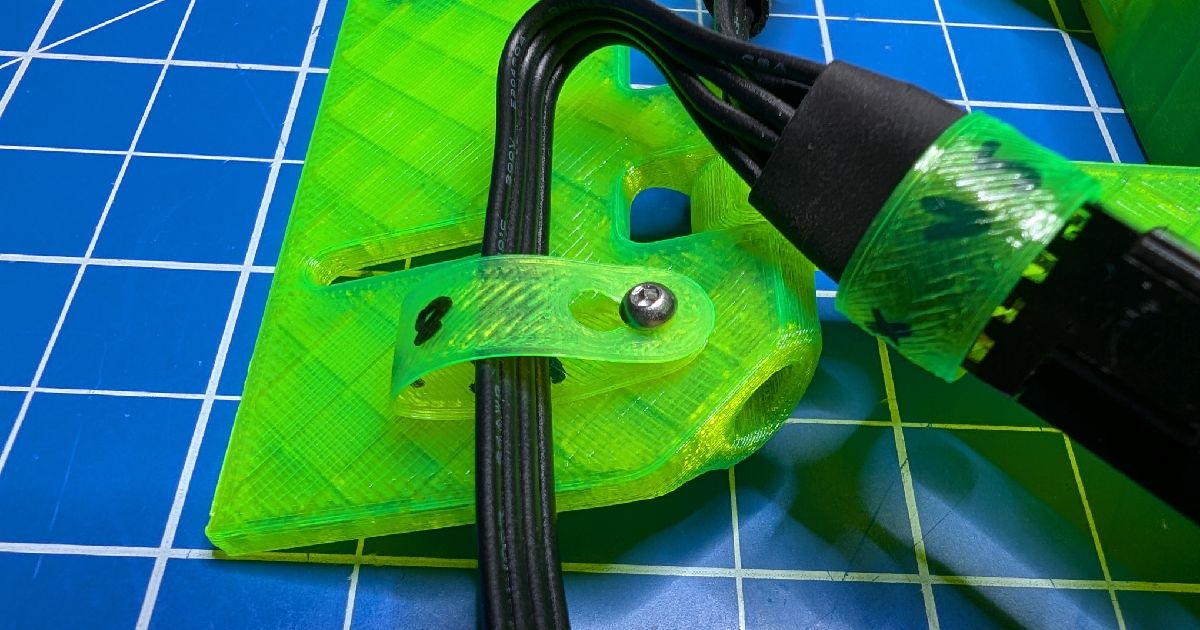 Simple Cable Fastener by matmx | Download free STL model | Printables.com