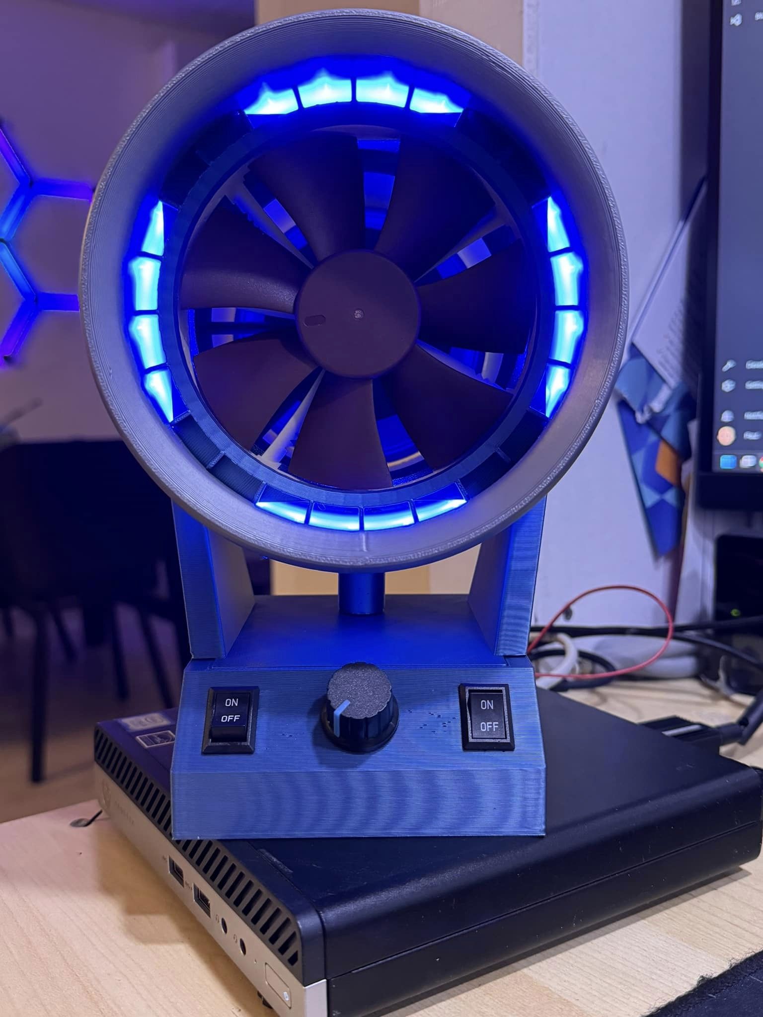 Desktop airplane Turbofan with 120mm pc fan by DutchWorkX3D ...