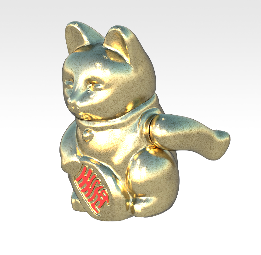 DYNAMIC MANEKI-NEKO por Hacki Lab | Descargar modelo STL gratuito | Printables.com