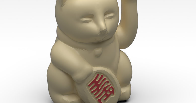 DYNAMIC MANEKI-NEKO por Hacki Lab | Descargar modelo STL gratuito | Printables.com