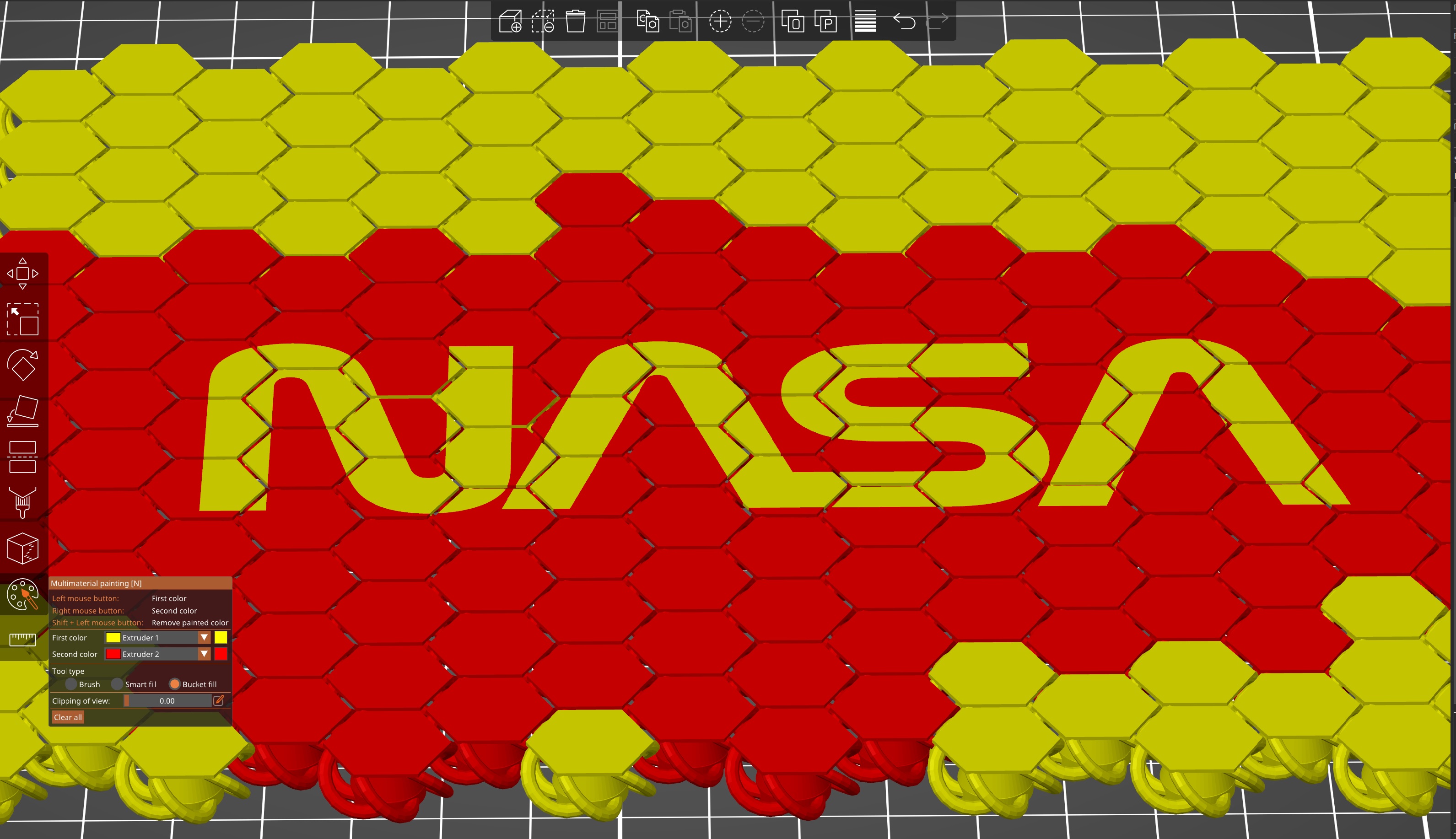 NASA Chainmail flexible fabric with Worm Logo by Kanes | Download free ...