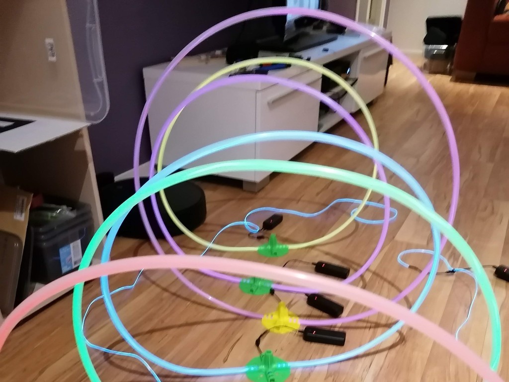 Led drone gates / rings for microwhoops by eried | Download free STL ...