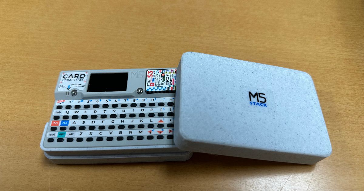 M5Stack Cardputer Case by hippazoid | Download free STL model | Printables.com