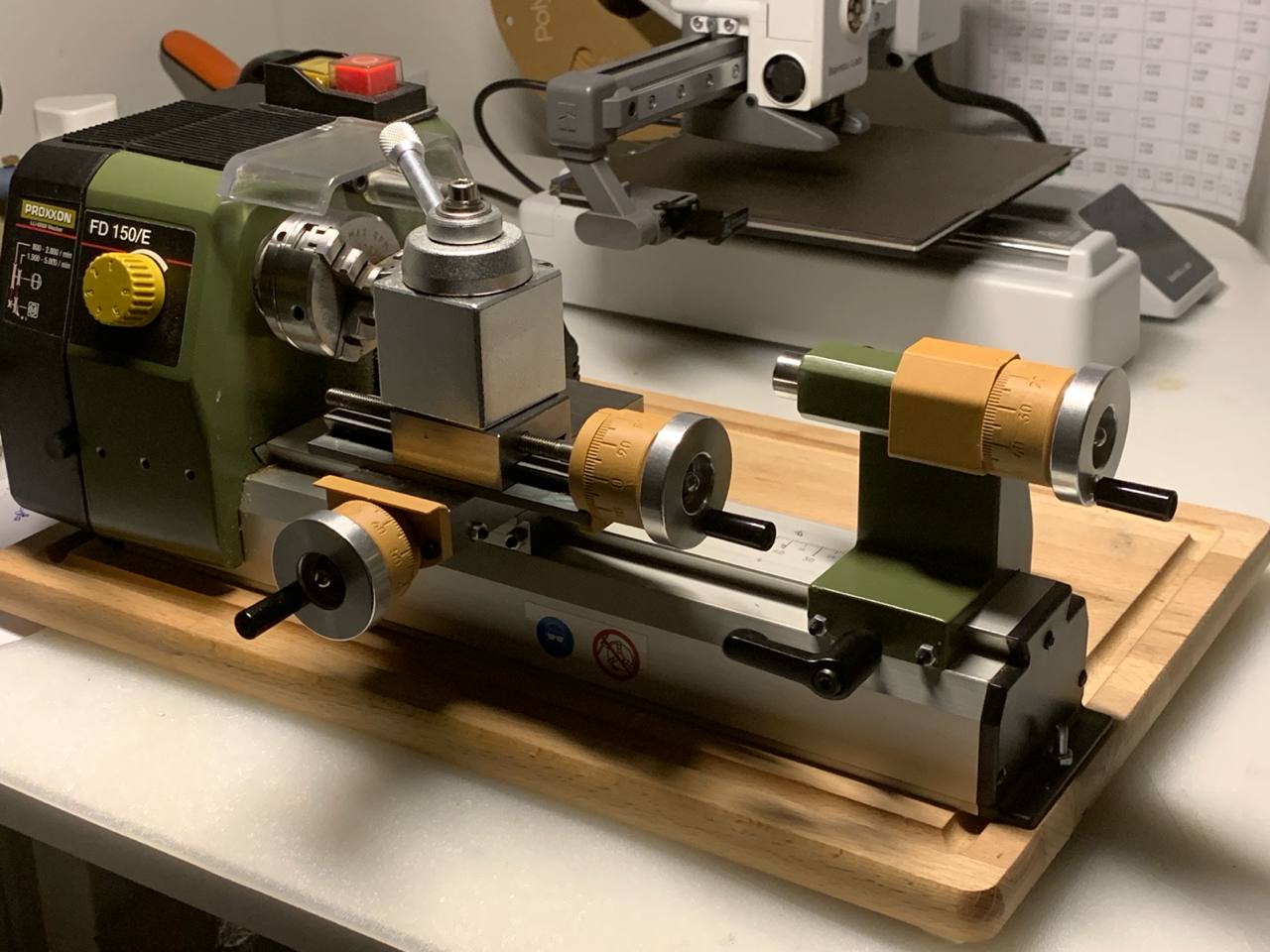Better gauges for Proxxon 150E lathe by watchmaking_planet | Download ...