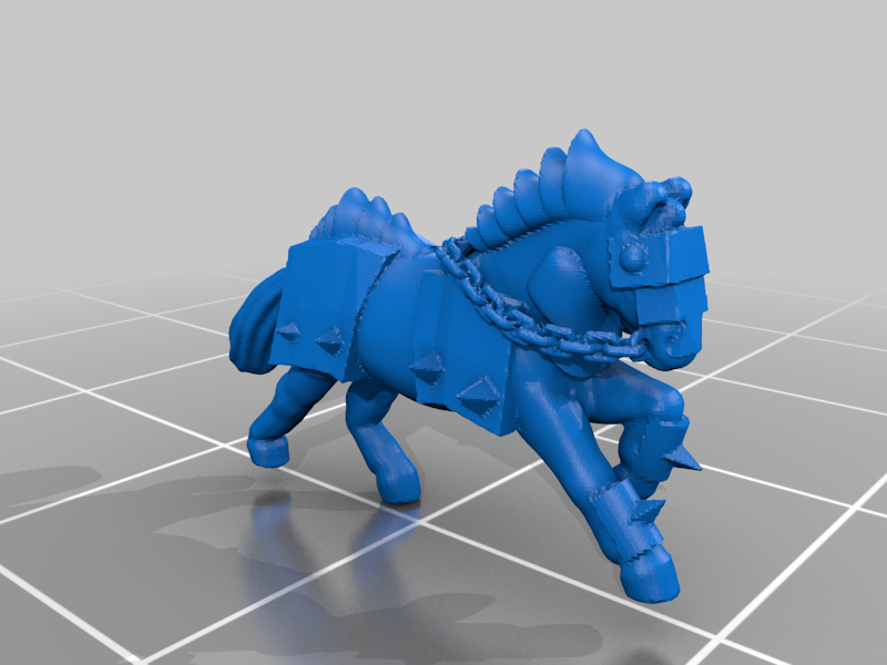 Warmaster Chaos Steeds by grumpusbumpus | Download free STL model ...