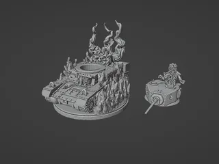 Tank 666 (MCP Ghost Rider Proxy) by grumpusbumpus | Download free STL ...
